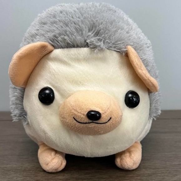 Amuse | Toys | Amuse Collection Kawaii Grey Hedgehog Plush | Poshmark